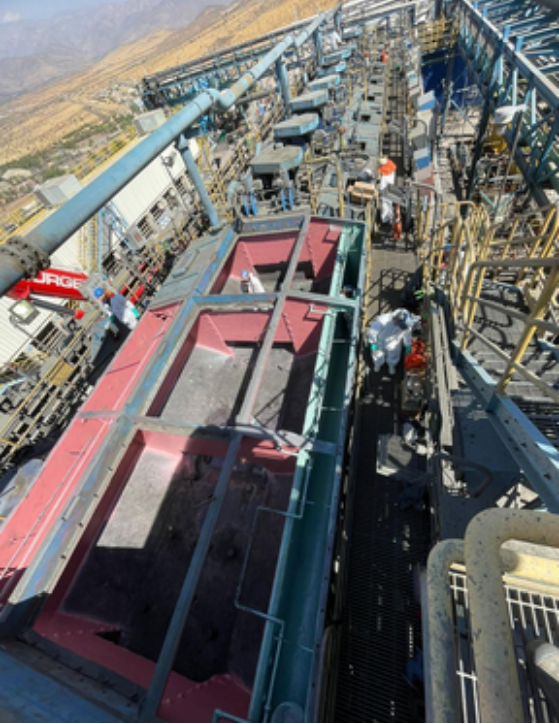 RA Taurus TS4 & TS2RC – Molybdenum Flotation Cell – Chile – TAURUS EPOXY®